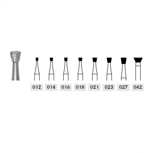 805 Bur Inverted Cone Diamond FG (5ud) - KOMET