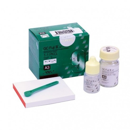 Fuji IX GP: Intro Kit Glass Ionomer Cement (15 gr + 6.4 ml) - GC