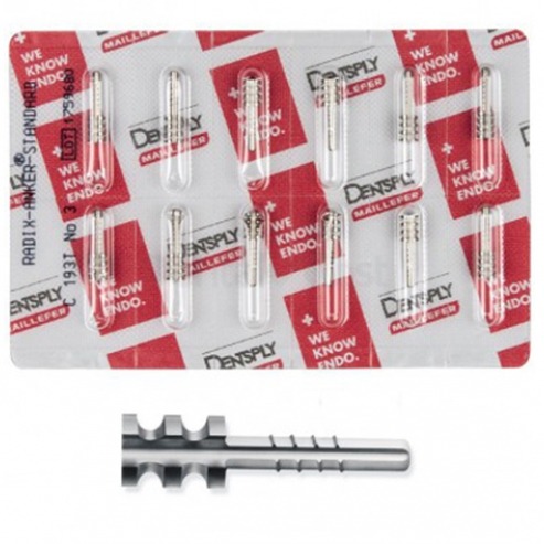 Radix Ankertitanium Post Long(12Pcs.) - Dentsply - DENTSPLY