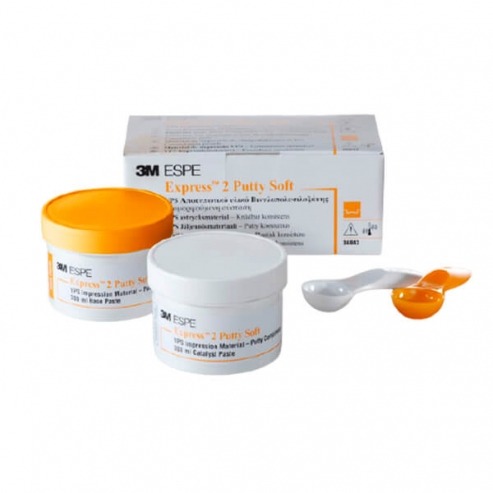 Express 2 Putty Soft: Silicone Printing Material (2 x 300 ml) - 3M