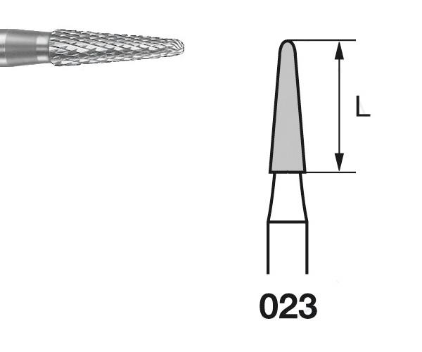 H138EF.104 bur. Conical PM (5 pcs) - KOMET