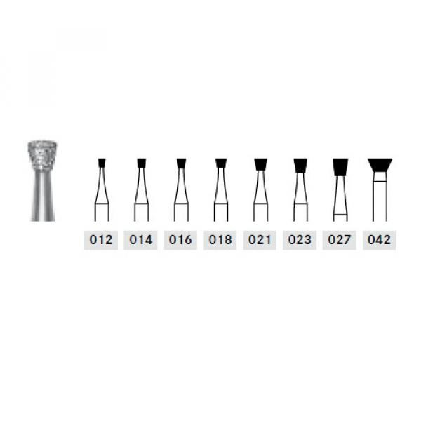 805 Bur Inverted Cone Diamond FG (5ud) - KOMET