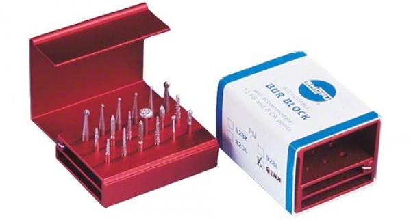 Bur Block P/Fg & Ca 18 Hole Milling Cutter (Various Colours) - SHOFU