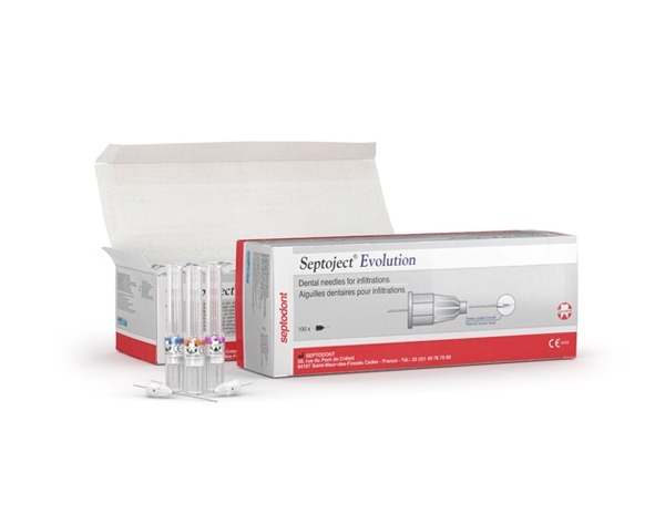 Septoject Evolution: Sterile Anaesthesia Needle (100 pcs) - SEPTODONT