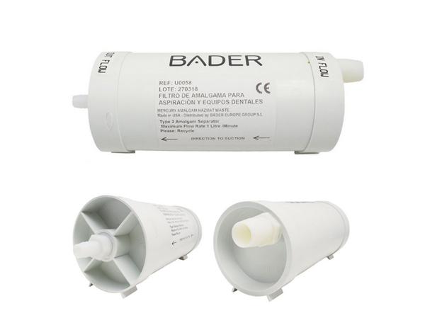 Amalgam Filter Separator for Suction and Dental Equipment - Bader