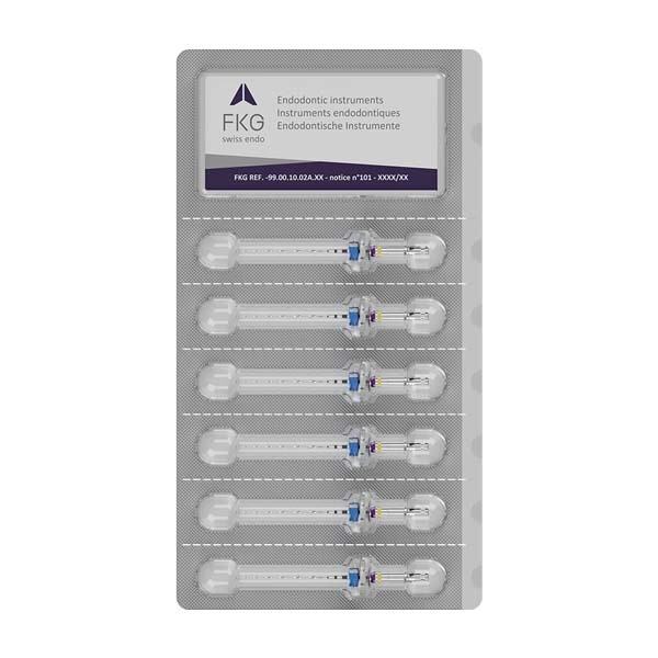 Race ISO 10: Sterile NiTi files 25 mm (6 pcs) - FKG