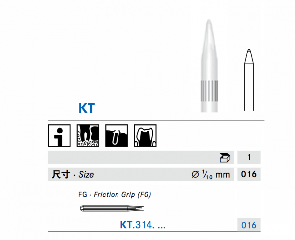 Ceratip Ceramic Surgical Bur for FG - KOMET