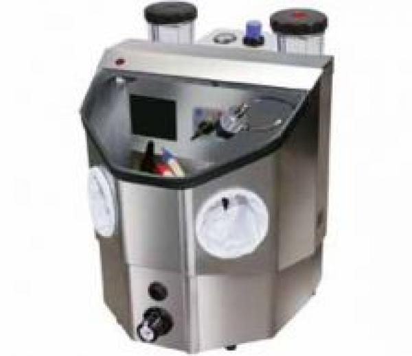 AUTOMATIC SANDBLASTING WITH FIXED GUN AND 2 "COSMOS" TANKS - MESTRA