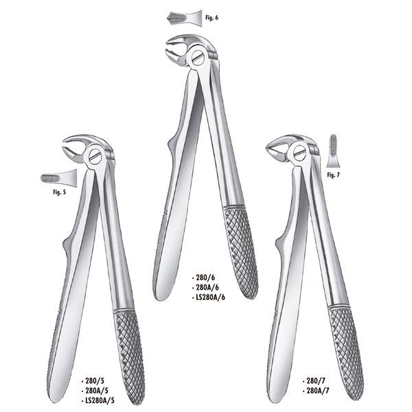 Klein Molars Inf. forceps for paediatric dentistry 280/6 - CARL MARTIN