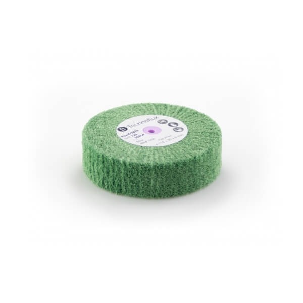 Green Radial Polishing Discs - TECHNOFLUX