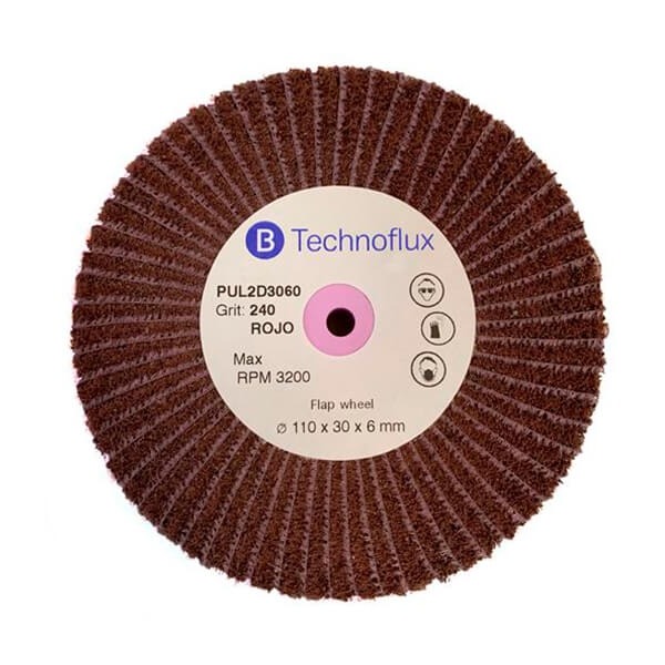 Red Radial Discs - TECHNOFLUX