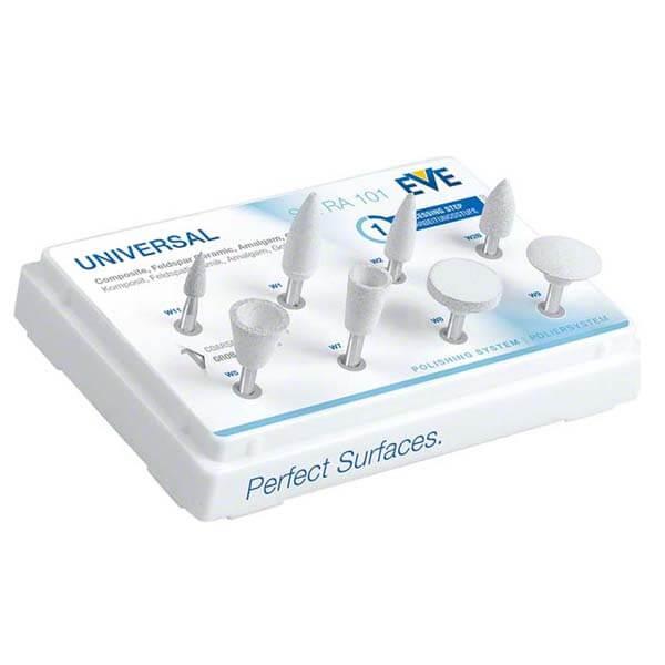 EVE UNIVERSAL: Dental Polishers White Medium (10 pcs) - EVE ERNST VETTER