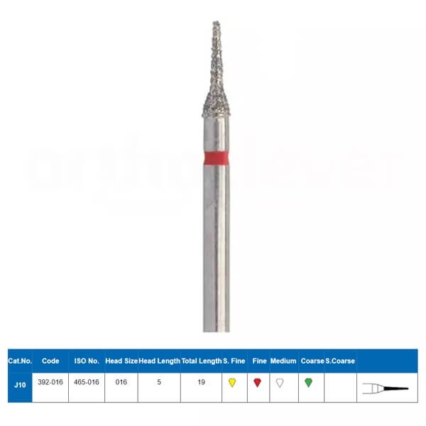 Diamond Interproximal Bur (6 pcs) - STRAUSS&CO