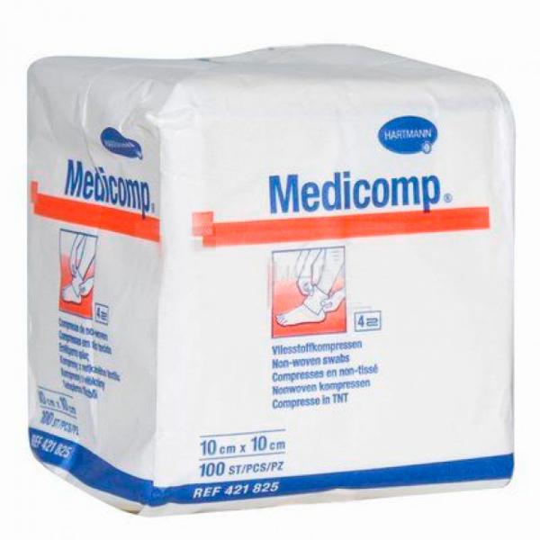 Medicomp S 30 gauze (10x10cm.) (100u.) NON-STERILE. - HARTMANN