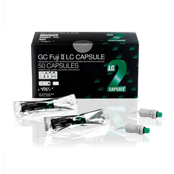 FUJI II LC: Glass Ionomer Cement (50 caps) - GC