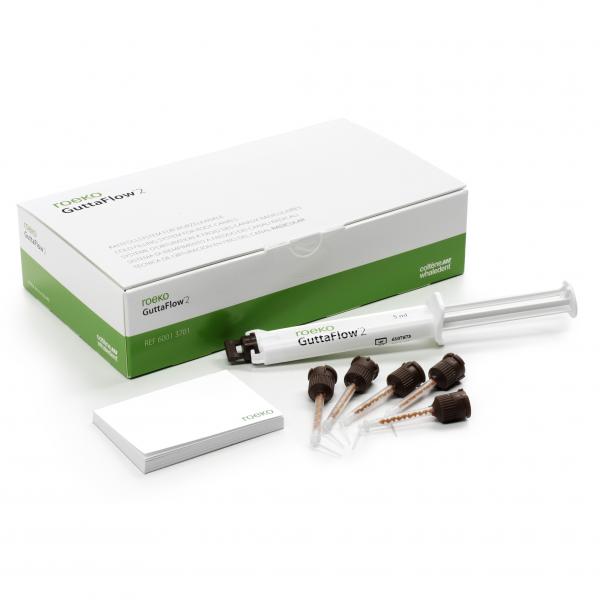 Guttaflow 2 Kit Cold Plastic Gutta Percha And Sealant Syringe 5ml