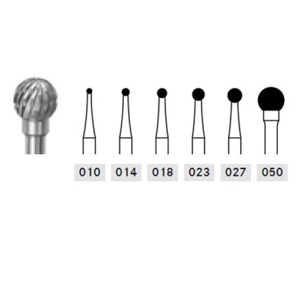 Bur E71E.104 for Acrylics Plaster and Metal Alloys (5 pcs) - KOMET