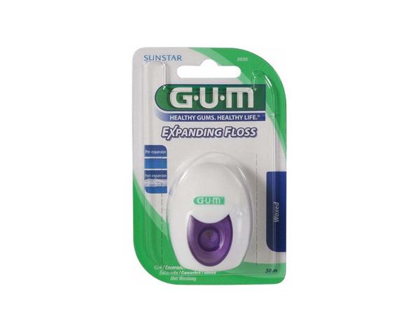 GUM Expanding Floss: Dental Floss (30 m) - SUNSTAR
