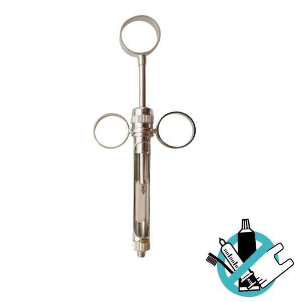 Three Ring Locked Syringe for Anaesthesia - VIDU