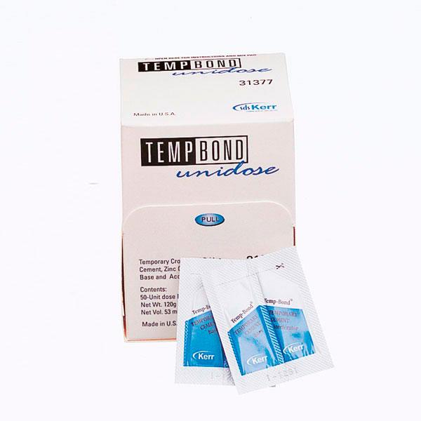 Temp Bond Unidose: Provisional Cement (50 units x 2.4 gr) - KERR