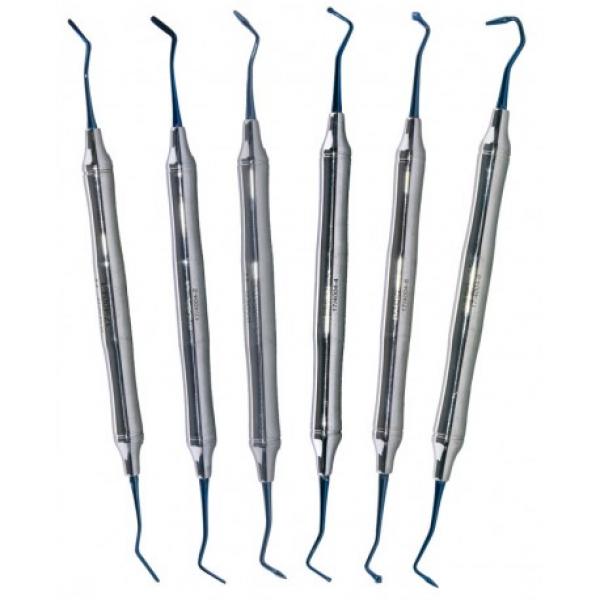 Titanium Spatula Kit for Composite Restorations (6pcs) - Bader