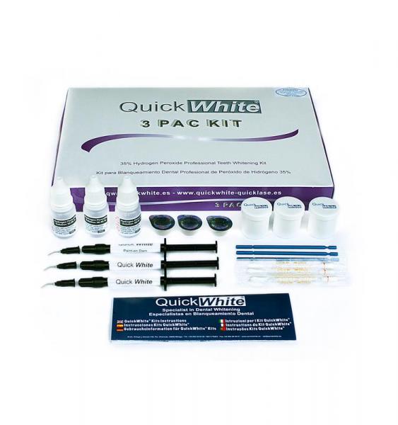 Quickwhite 35% whitening kit (3 patients) - QUICKWHITE