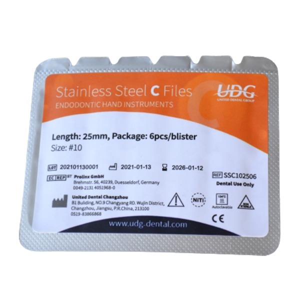 M3-C Plus: Sterile files 25 mm (6 pcs) - BONDENT