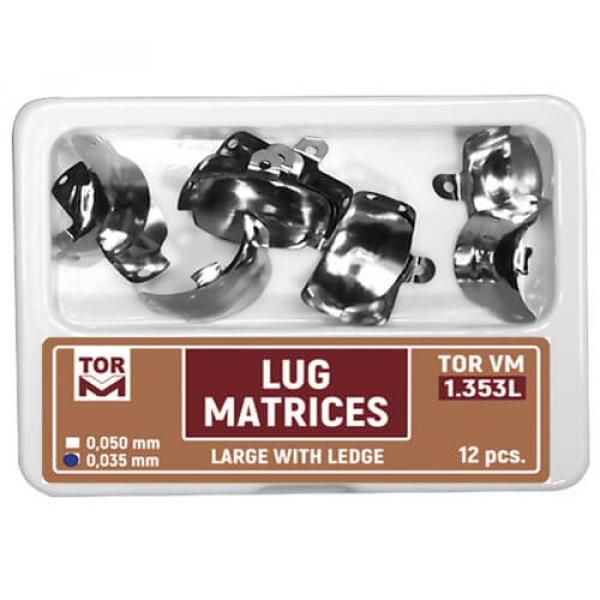 Lug Metal Dental Matrices (12 pieces) - TOR VM