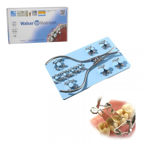 Set of 10 Walser matrices and clamp - Walser