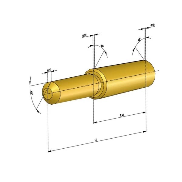Conical Pin AUTO Spin: Precision Pin (1000 pcs) - RENFERT