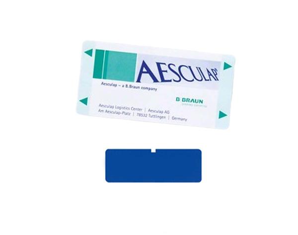 Blue dog tags without inscription - AESCULAP