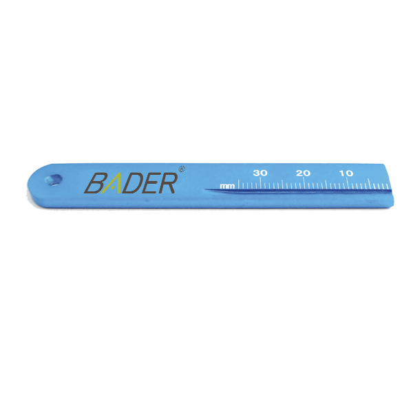 Micro millimetre ruler for files - Endodontics. - Bader