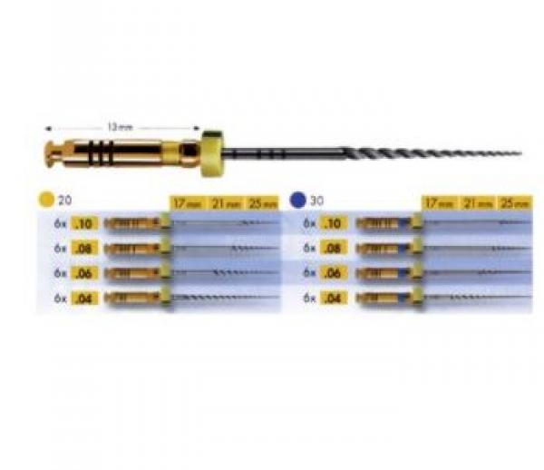 GT Rotary Files 25mm With 6 - MAILLEFER