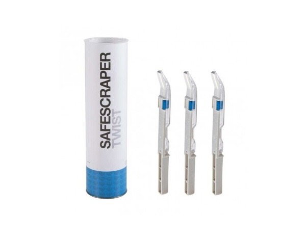 Safescraper Twist: Curved Bone Scraper (3 pcs) - META