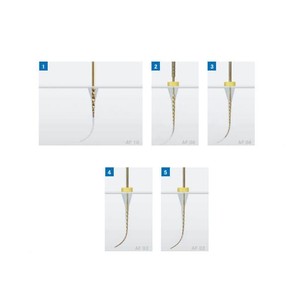 Alpha System: NiTi files (5 pcs) - KOMET