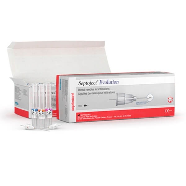 Septoject Evolution: Sterile Anaesthesia Needle (100 pcs) - SEPTODONT