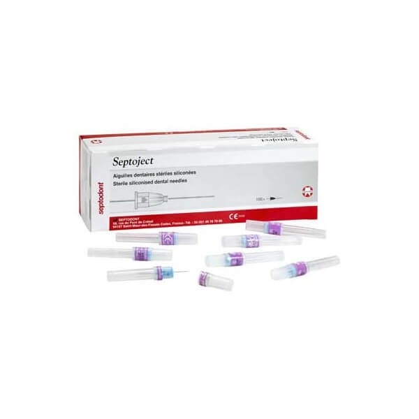 Septoject: Sterile Disposable Needle (100 pcs) - SEPTODONT