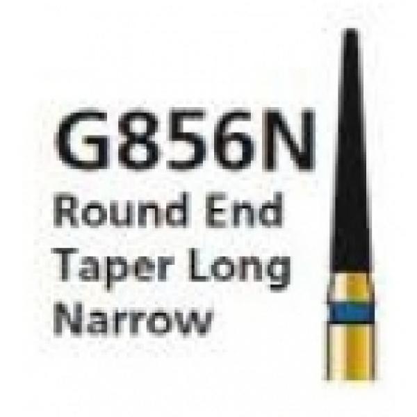 G856N Diamond Long Conical Bur for FG (5 pcs) - DIATECH