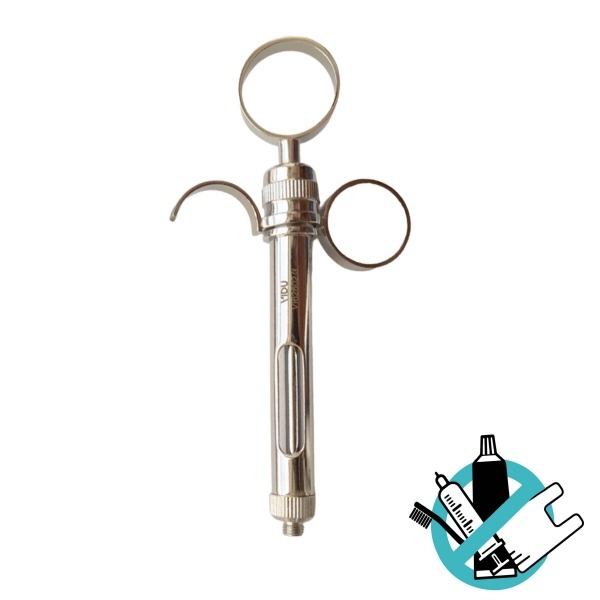Three Ring Syringe with Open Ring for Anesthesia - VIDU