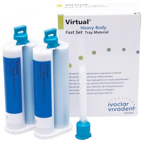 VIRTUAL HEAVY BODY FAST - ADDITION SILICONE (2 x 50ml + mixing tips ...