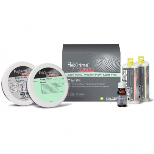 Flexitime Fast & Scan Easy Putty + Flow Trial Kit Kulzer - Dentaltix