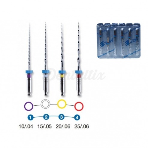 Mtwo: Limas esteriles NiTi (6 uds.) vdw-zipperer - Dentaltix