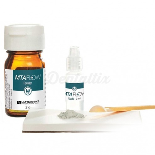MTA Flow: Kit Cemento de Obturación (2 gr polvo + 2 ml gel) ULTRADENT ...