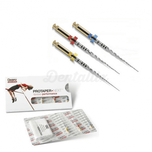 Protaper Next Niti: Surtido de Limas de Endodoncia Secuencia X1-X3 (6 uds) MAILLEFER - Dentaltix