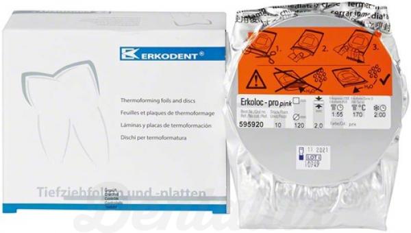 Erkoloc-pro: Planchas termoplásticas transparentes ERKODENT - Dentaltix