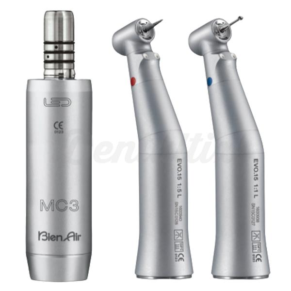 Kit Premium 6: Micromotor MC3 LED + 2 Contra Ángulos EVO.15 Micro ...