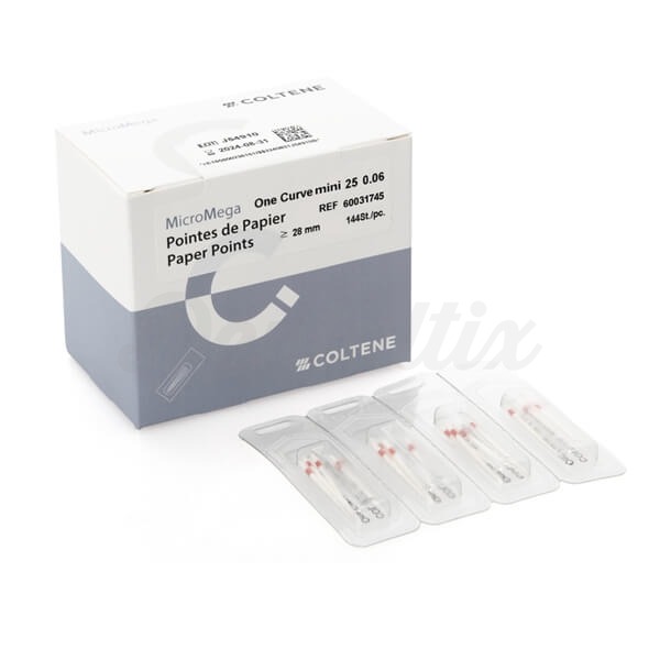 MicroMega One Curve Mini: Puntas de Papel (144 uds) ROEKO - Dentaltix