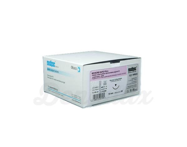 Neosorb PGLA Rapid: Suturas 3/8 de 45 cm (24 uds) MEDIPAC - Dentaltix