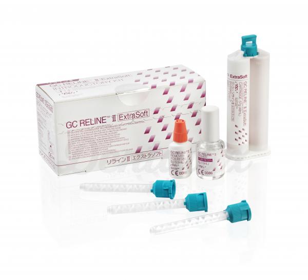 RELINE II Extra Soft: Kit Intro de Silicona de Adición GC - Dentaltix