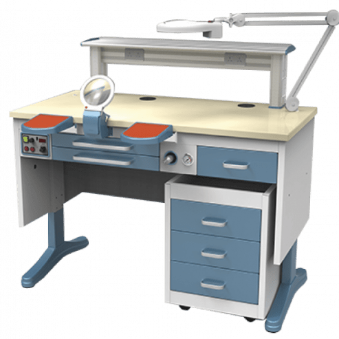 Table de laboratoire monoposte JT-53 (B) 1'2m. avec aspiration - DIVERS